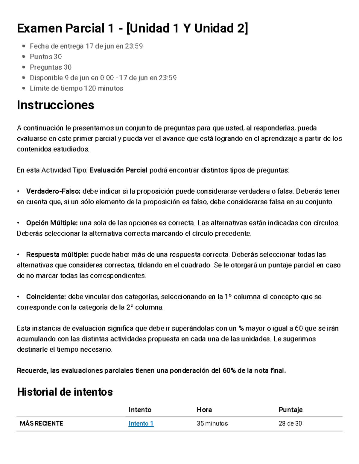 Examen Parcial 1 - [Unidad 1 Y Unidad 2] Contabilidad DE Costos I - Examen Parcial 1 - [Unidad 1 ...