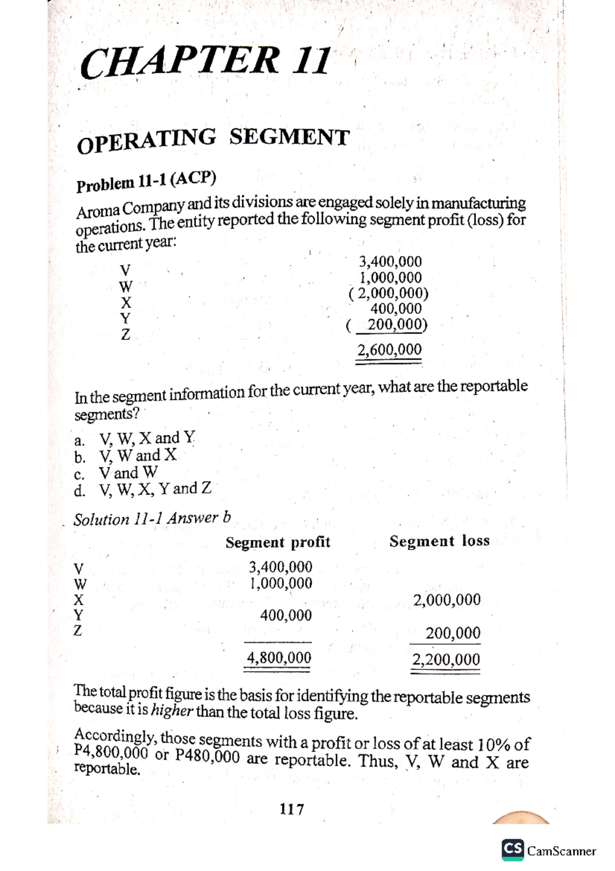 Operating Segment and Interim Reporting Practical - Accountancy - Studocu