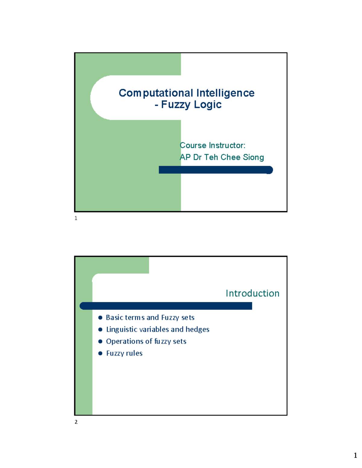 1. Fuzzy - L1a - busienss management - Computational Intelligence - Fuzzy Logic Course ...