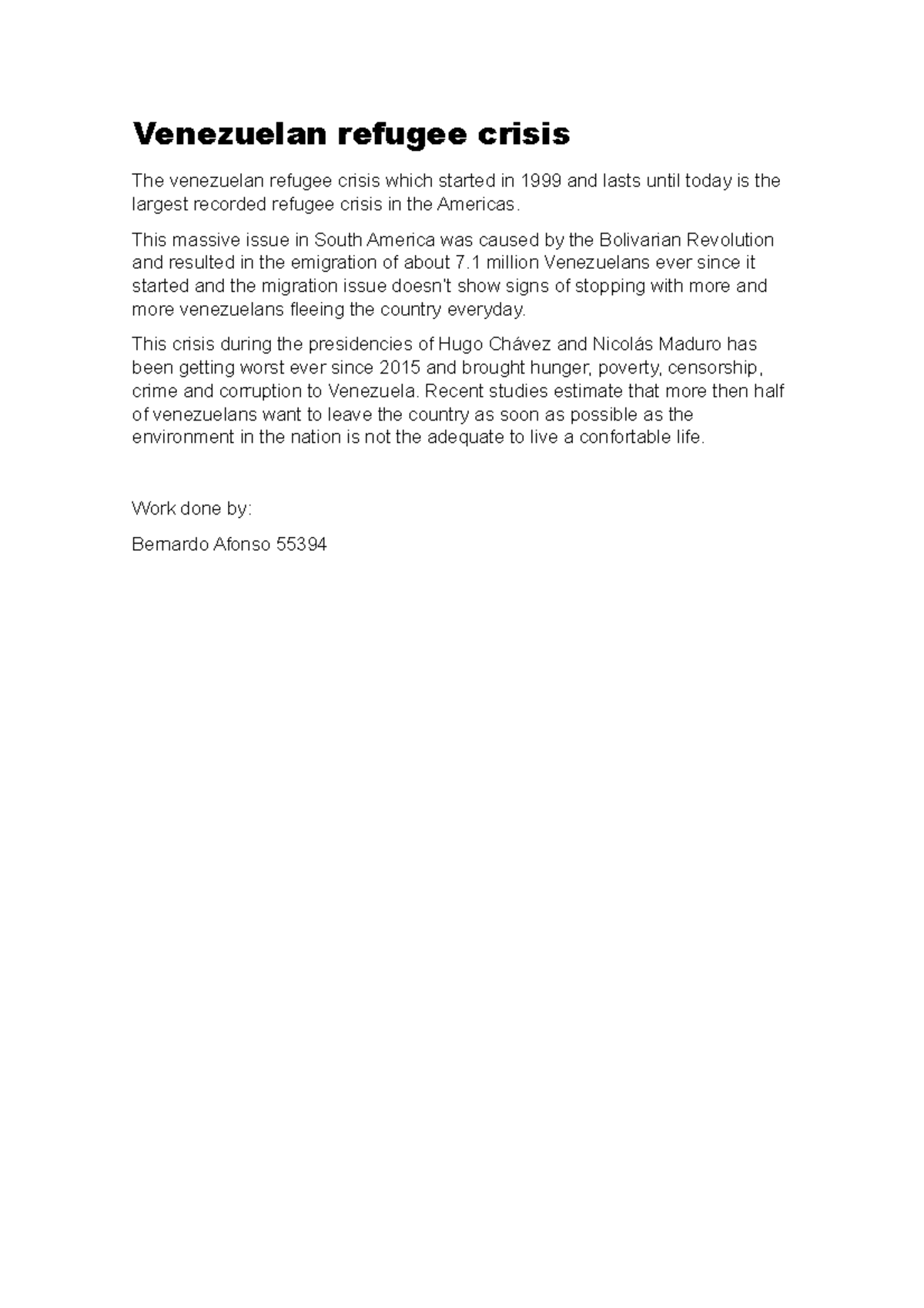 Venezuelan refugee crisis - This massive issue in South America was ...