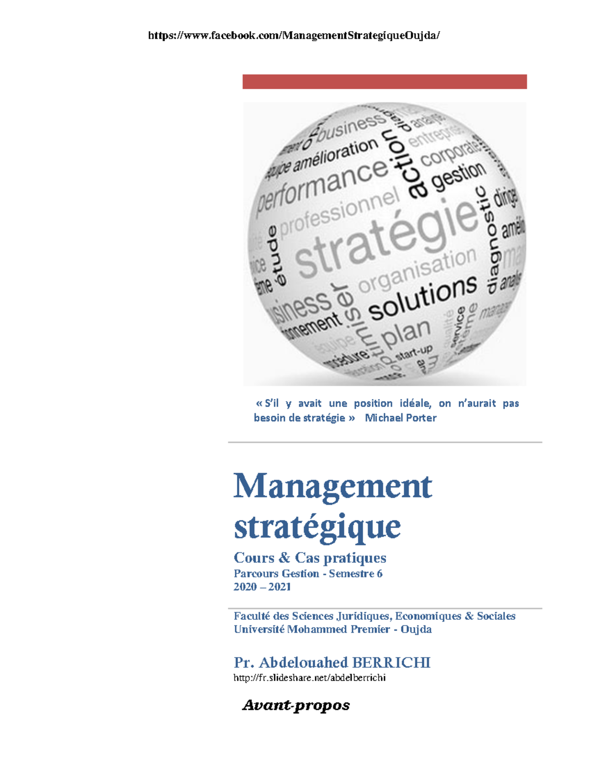 Cours Management Stratégique Ppt – YXCKKF