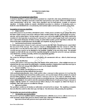 Mod 3 - DISTRIBUTED COMPUTING MODULE – 3 # Distributed mutual exclusion ...