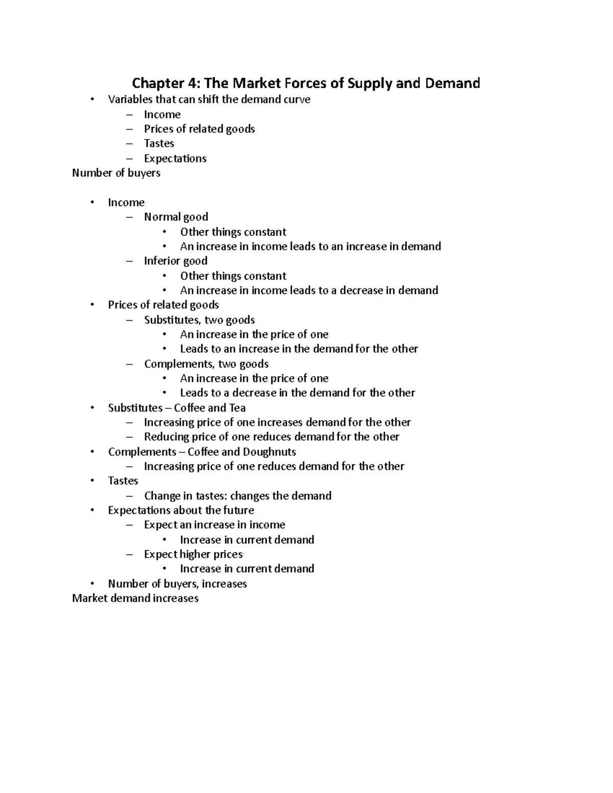 Chapter 4 Part 3 - The Market Forces of Supply and Demand - Chapter 4 ...