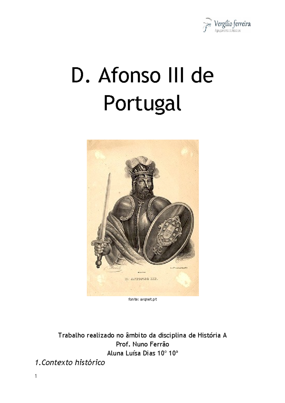 D. Afonso III - historia - D. Afonso III de Portugal ####### fonte ...