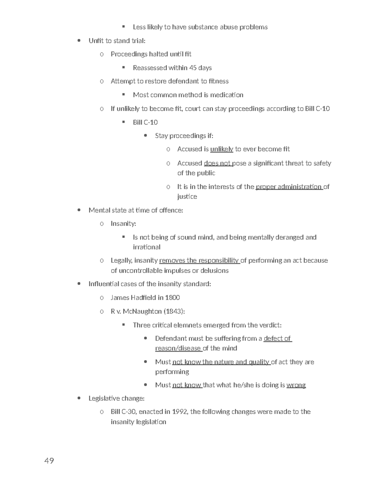 PSY 3173 course notes - Less likely to have substance abuse problems ...