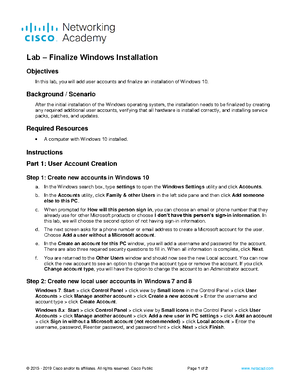 11.1.4.11 Lab - Working with File Explorer - Introduction In this lab ...