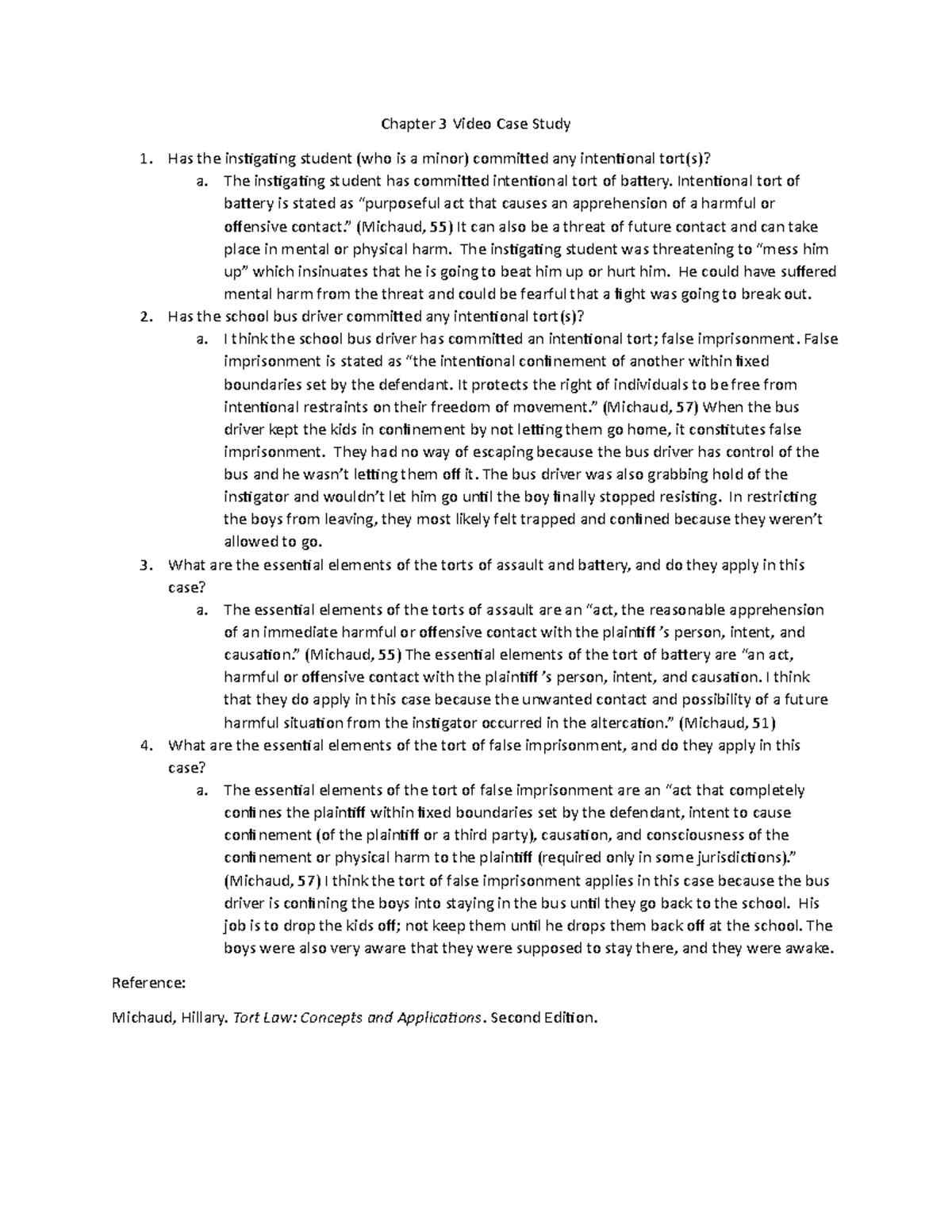 Chapter 3 Video Case Study - Chapter 3 Video Case Study Has the ...