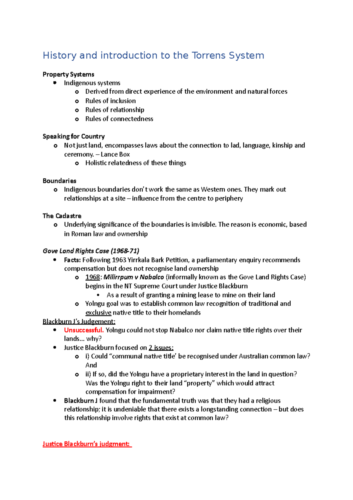 Real Property Master - N/A - History and introduction to the Torrens ...