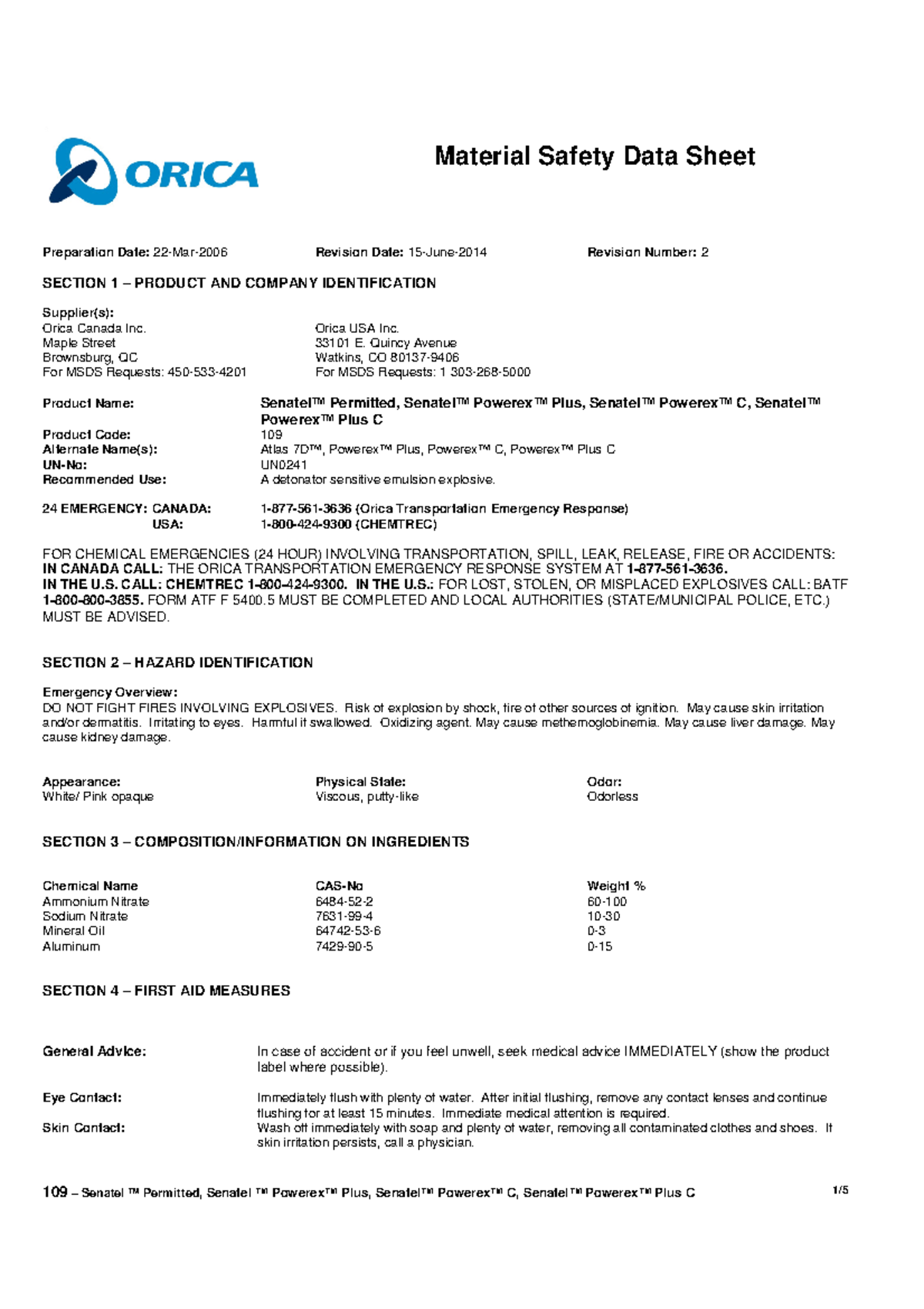 109-Senatel Permitted 15June2014 1 (002) - Material Safety Data Sheet ...
