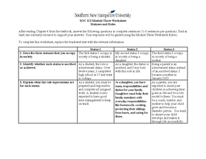 SOC 2-2 assignment - class - SOC-213-H3775 Sociology of Social Problems ...