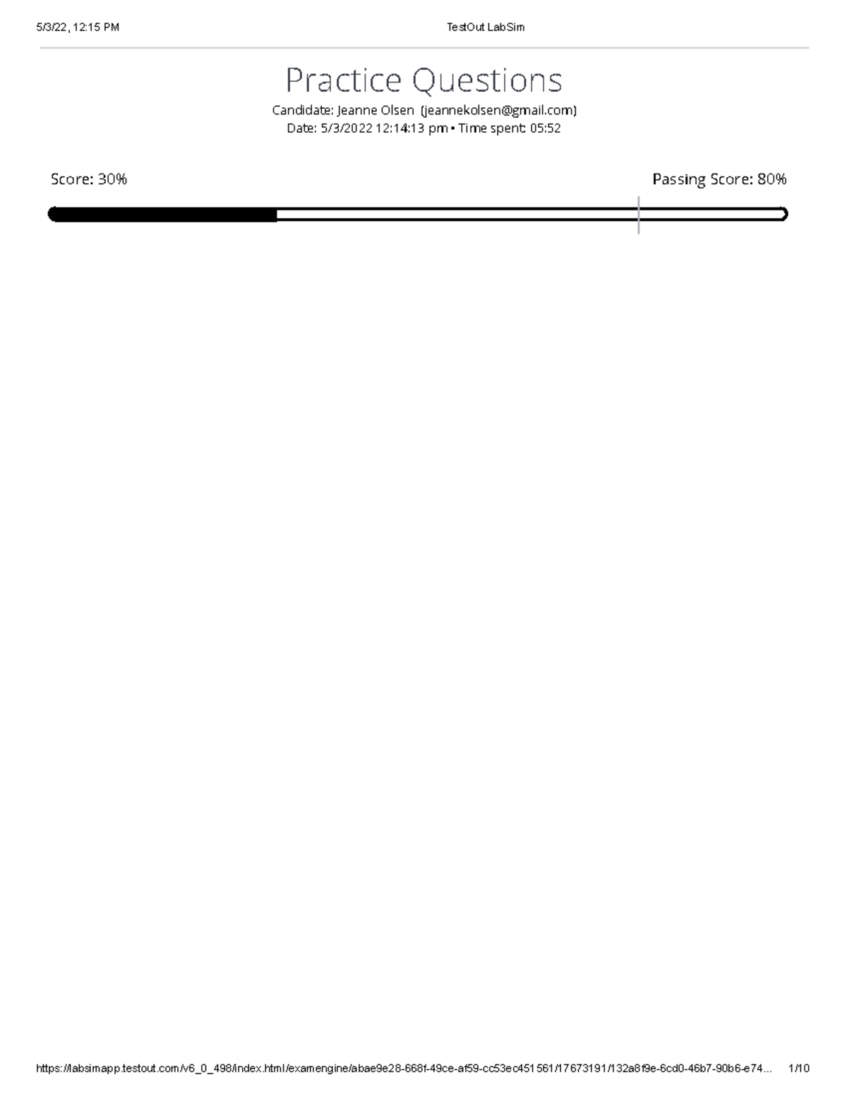 3.9.6 memory quiz - Introduction to Information Technology (CIS 106 ...