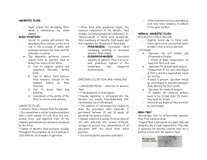Serous Fluid - Reference: Strasinger, 6th ed. - Closed Cavities Pleural ...