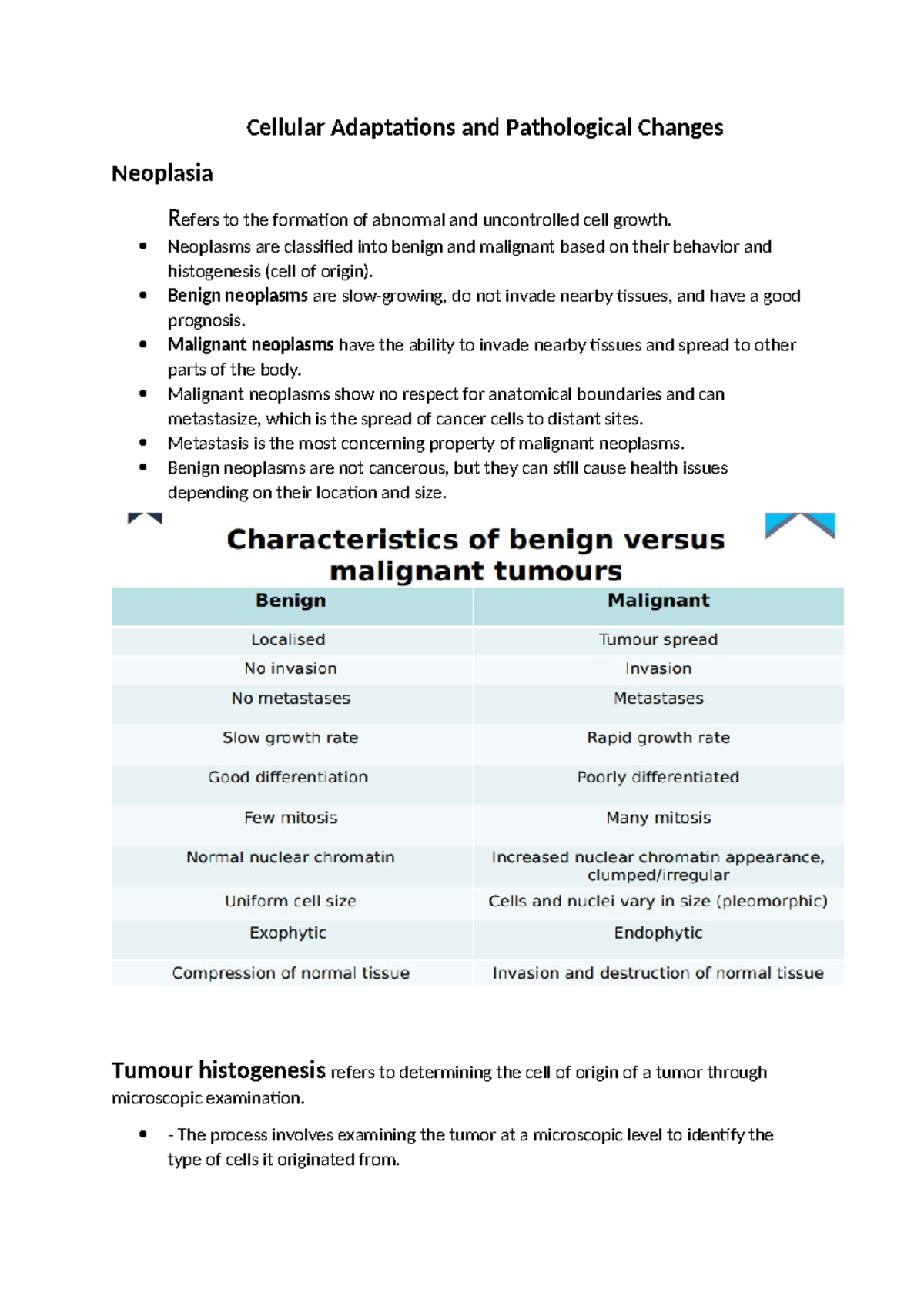 3 Cellular Adaptations and Pathological Changes - Cellular Adaptations ...