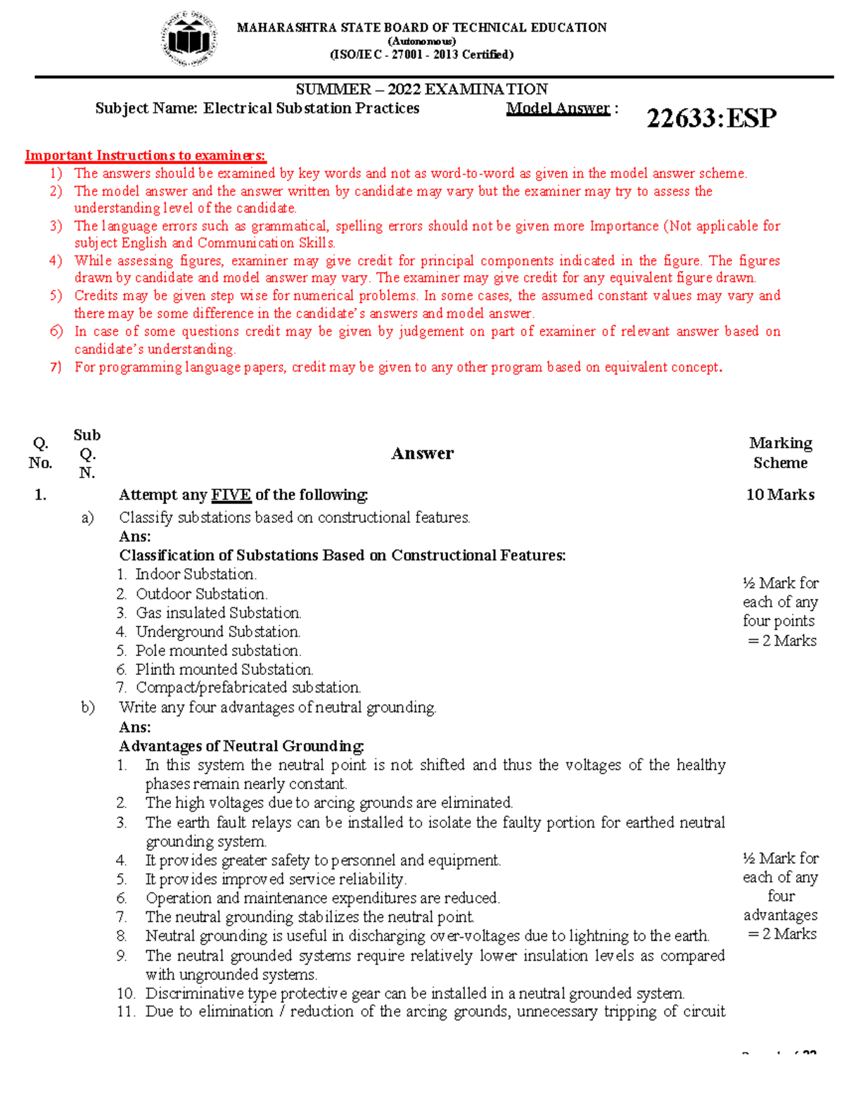 22633-2022-Summer-model-answer-paper[Msbte study resources ...