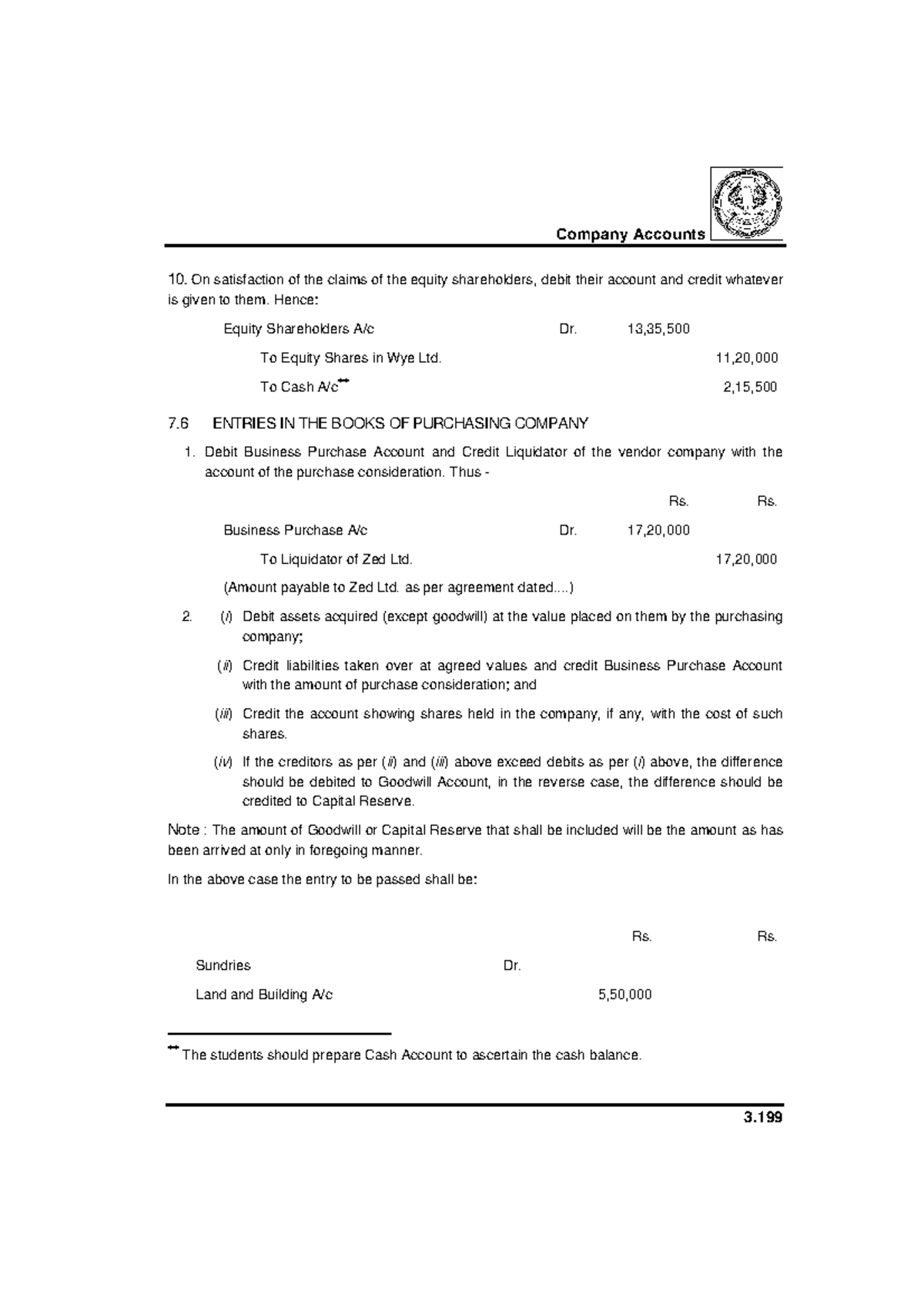 Advanced Accounting- Entries IN THE Books OF Purchasing Company ...