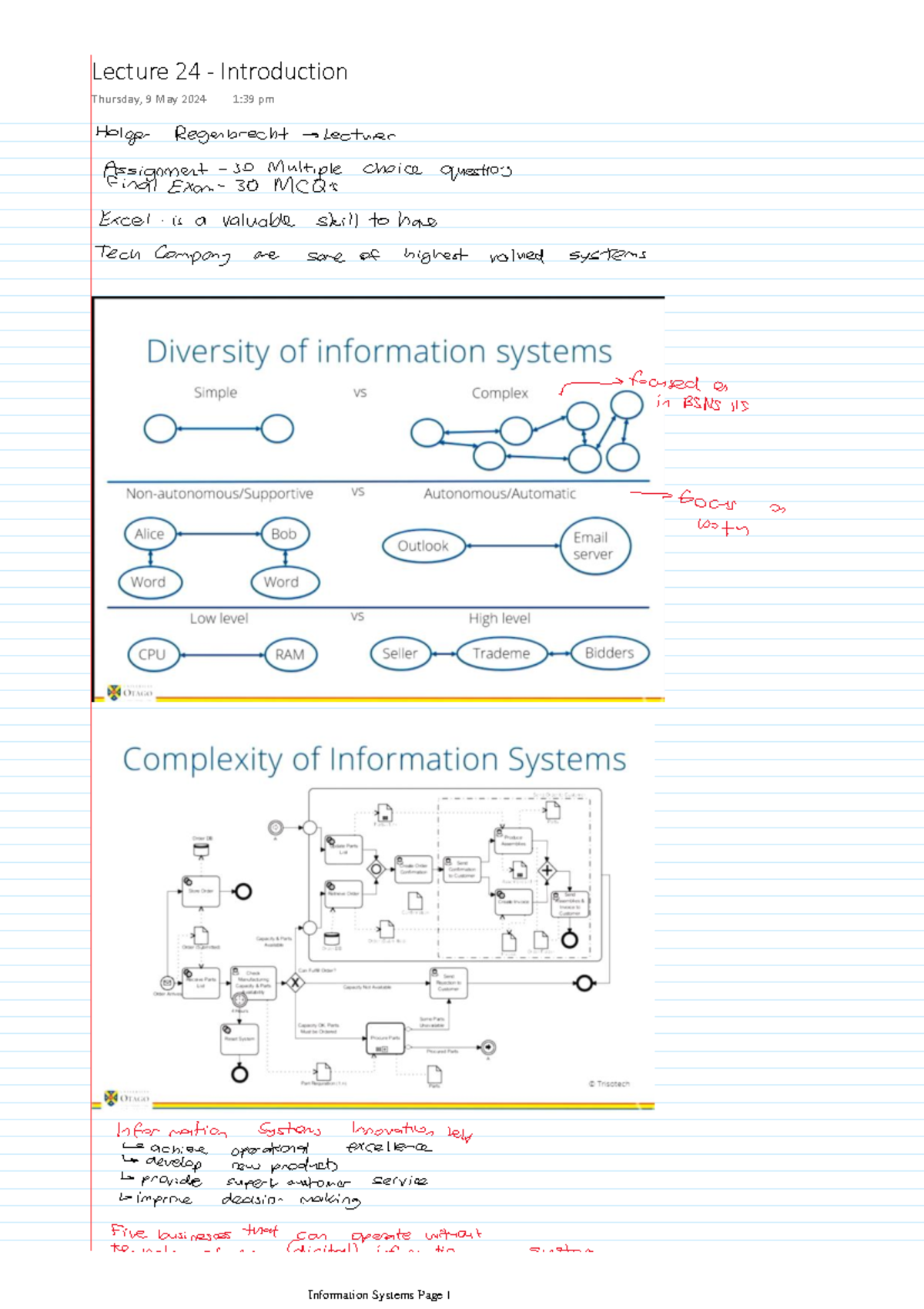 Lecture 24 Introduction Accounting And Information Systems Lecture 24 Introduction