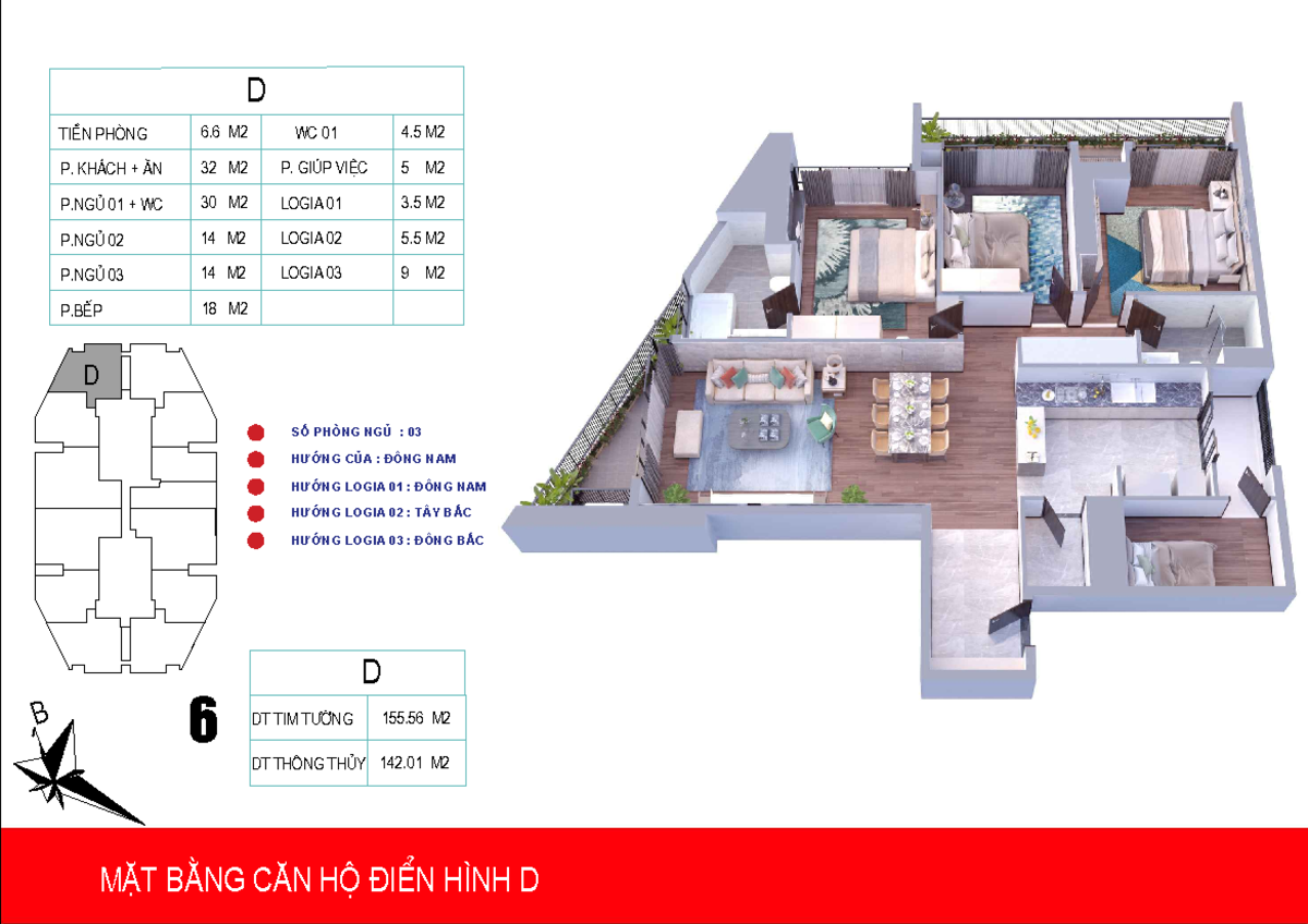 7 - 3d mb tang 35 36 44 45 - ádasdasd - MÆT B»NG C¡N Hé §IÓN H×NH d d b 6 155 m 142 m dt tim ...