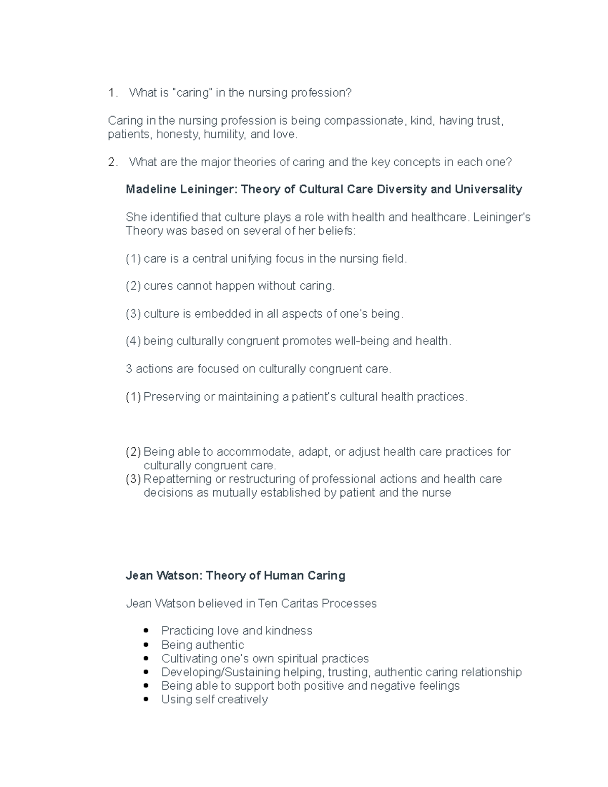 Caring - asefsefa - What is “caring” in the nursing profession? Caring ...