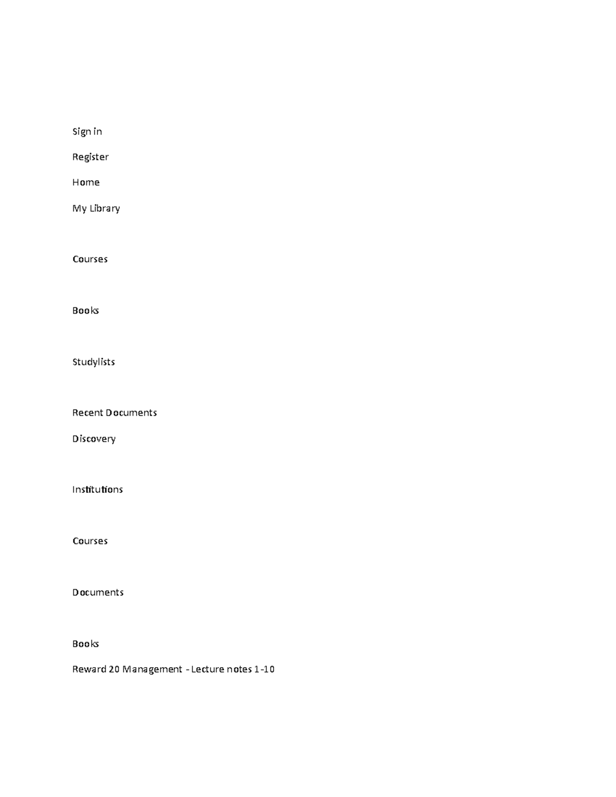 Reward management - Sign in Register Home My Library Courses Books ...