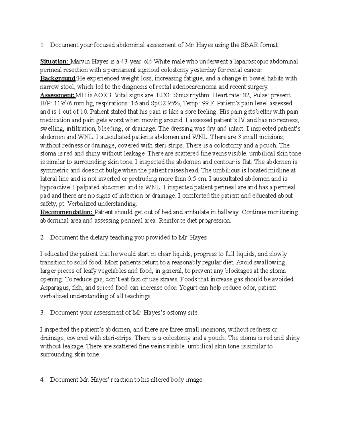 Abdominal Assessment Marvin Hayes Draft Document Your Focused abdominal-assessment-marvin-hayes-draft-document-your-focused