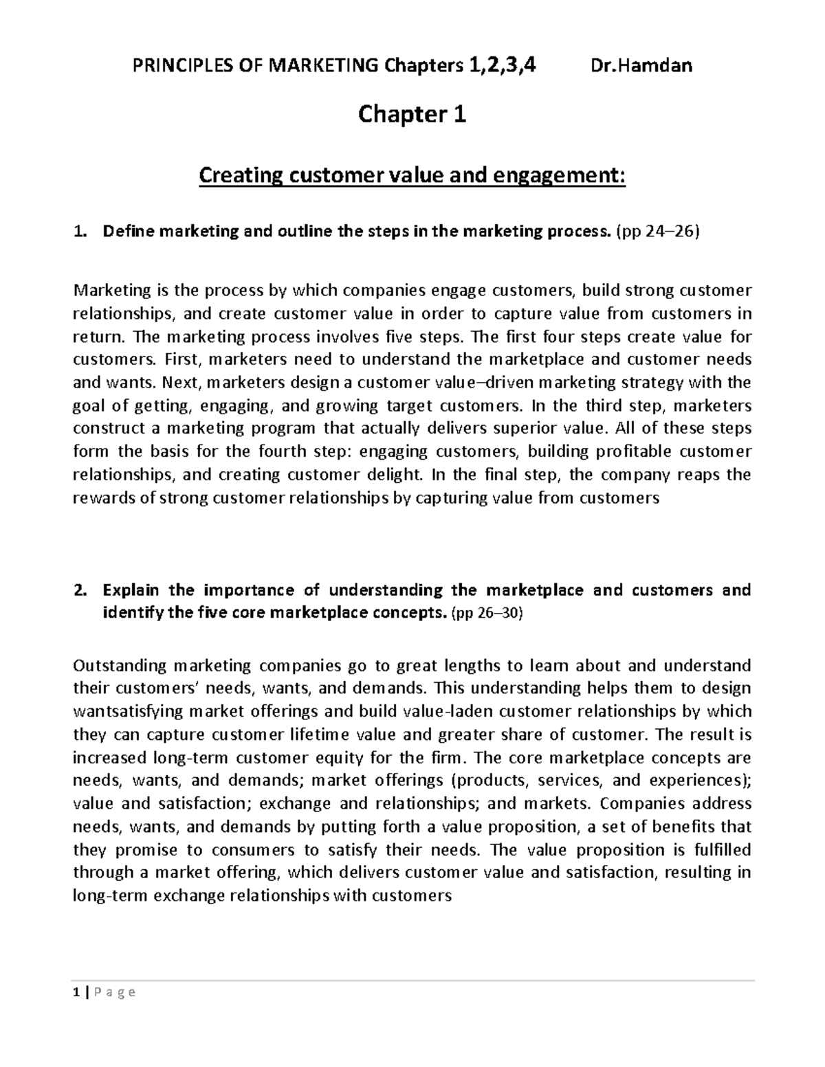53D39D3A B829 4022 89AE 36388 F39C572 export - Chapter 1 Creating customer value and engagement ...