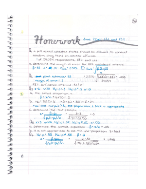 Chapter Five Stats Homework - stat152 - Studocu