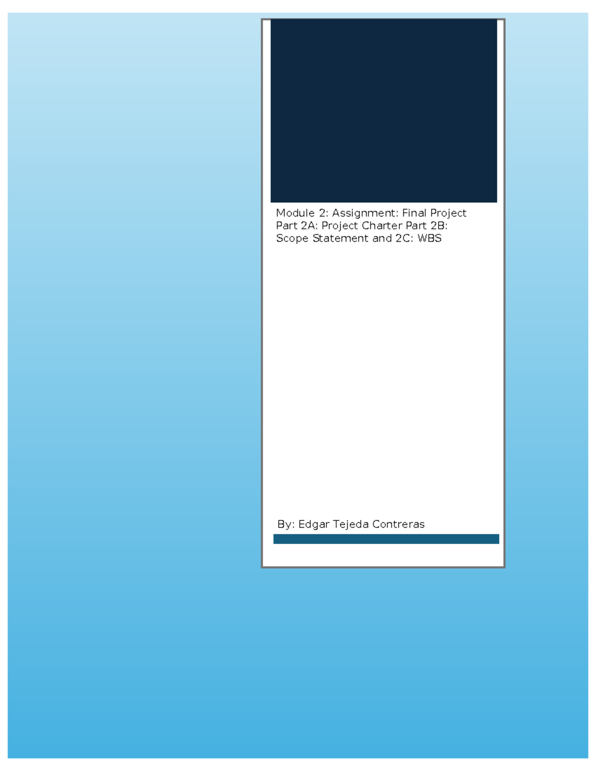 Module 2 - materiales de repaso - Module 2: Assignment: Final Project ...