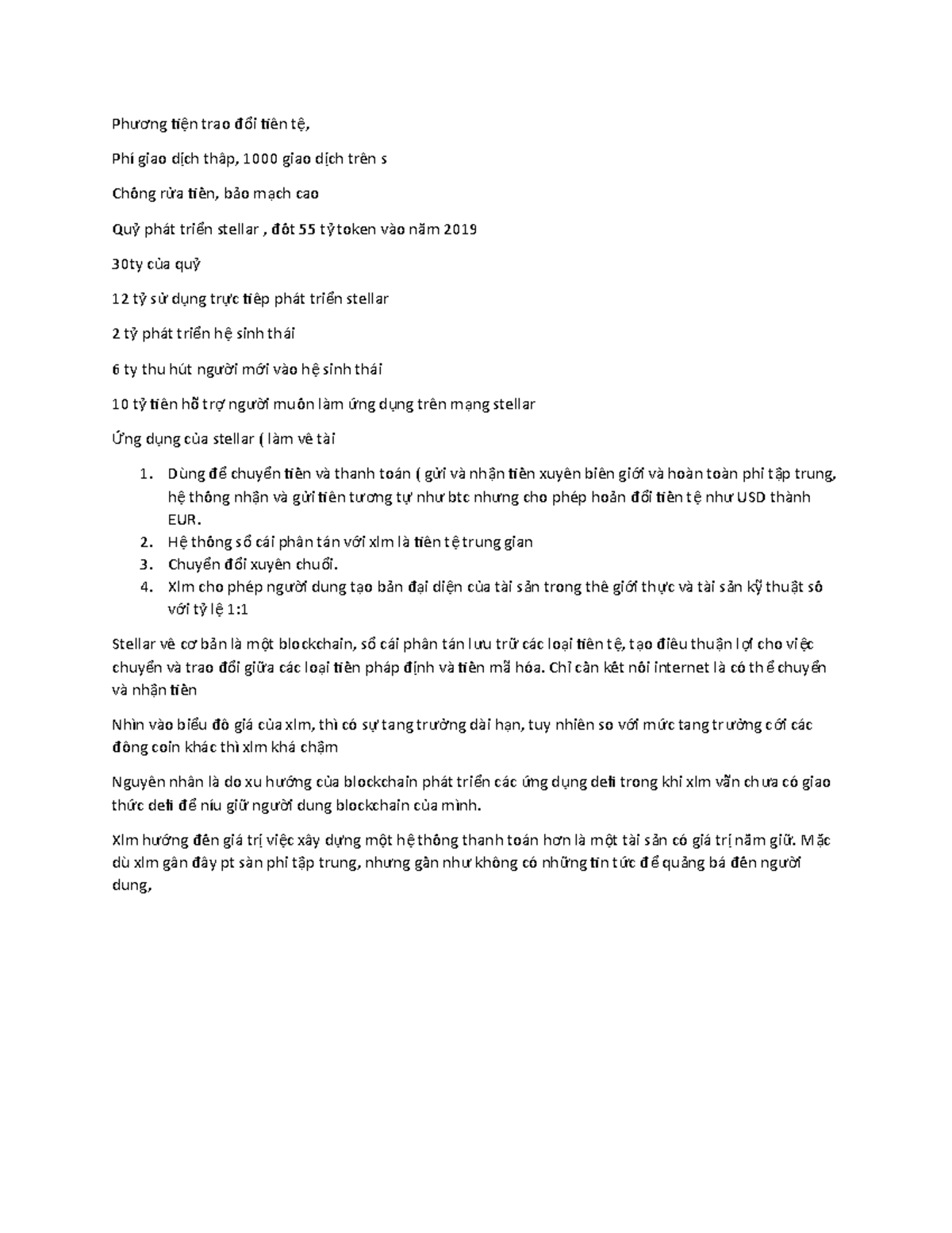 Phương tiện trao đổi tiền tệ - Ph ương t n trao đ i tềền t , ệ ổ ệ Phí giao d ch thấấp, 1000 ...