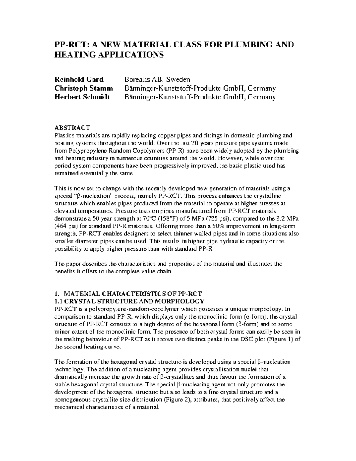 2007 01 15 PP-RCT - tuberias - PP-RCT: A NEW MATERIAL CLASS FOR ...