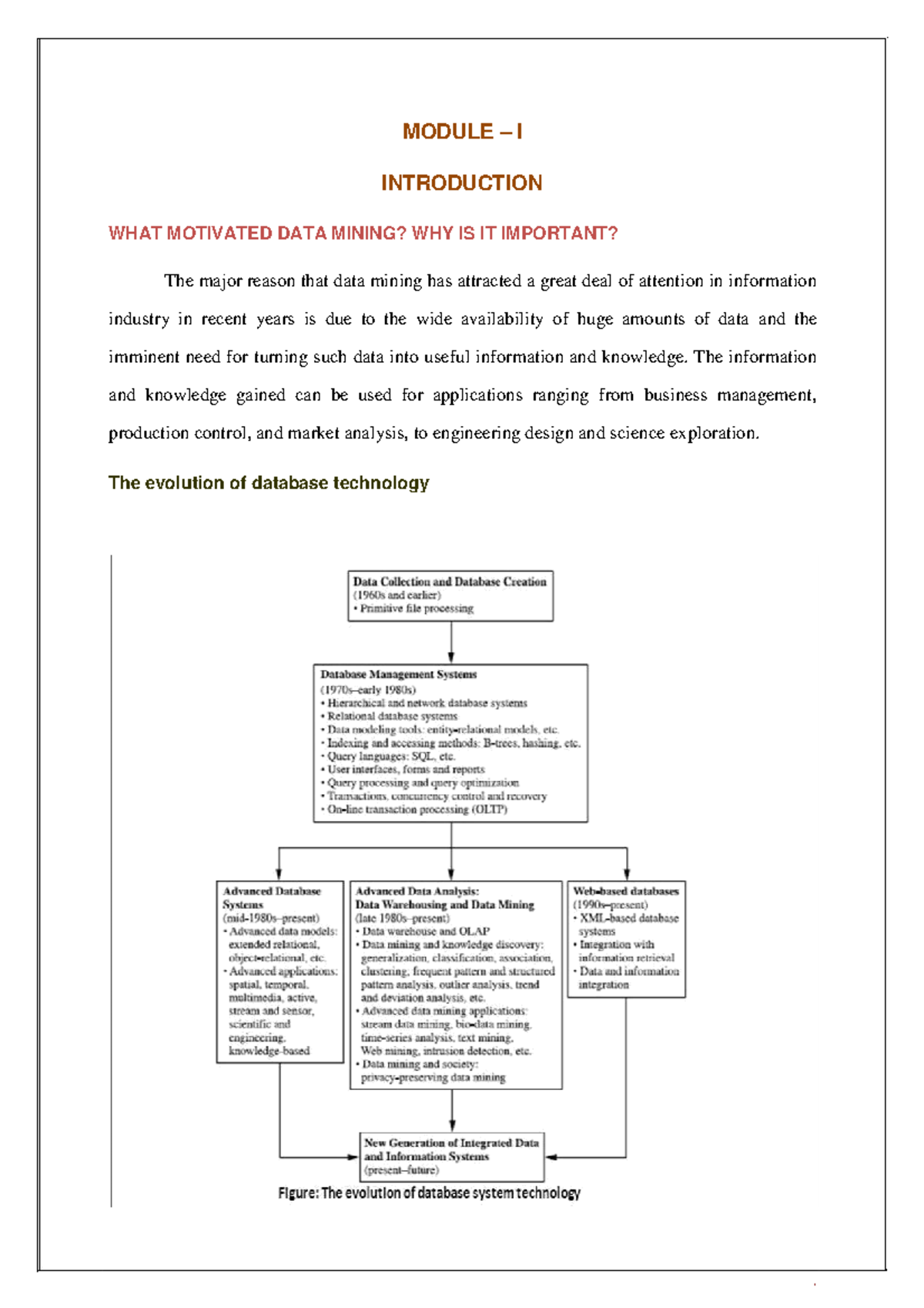DWDM Unit-1 - This will introduce the concepts of data ware house and data mining, which gives ...
