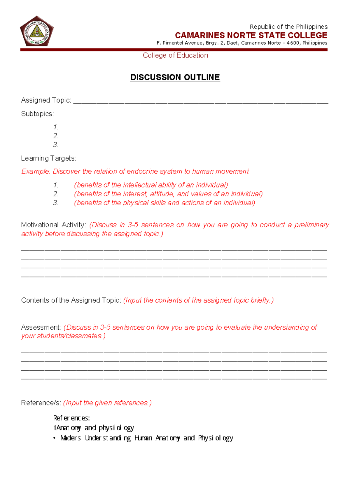 Malaki ang tite ni ako - Republic of the Philippines CAMARINES NORTE ...