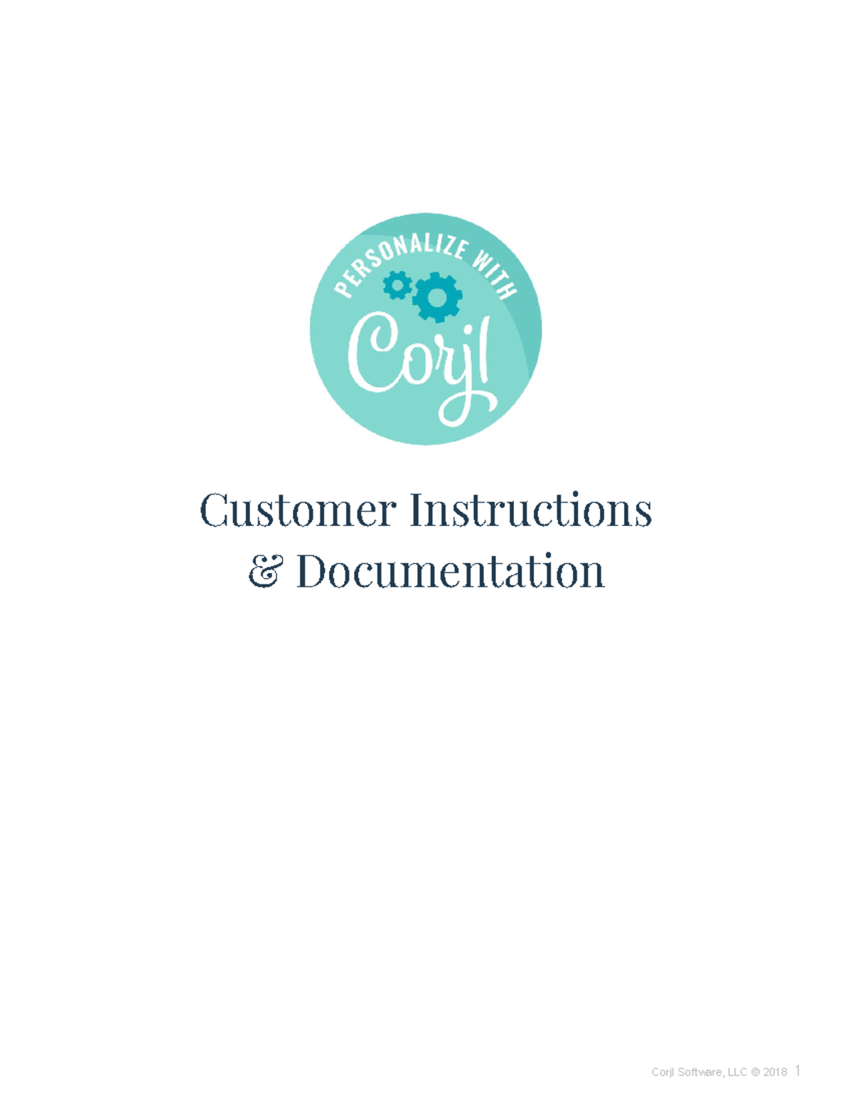 Corjl Customer Instructions - Customer Instructions & Documentation ...