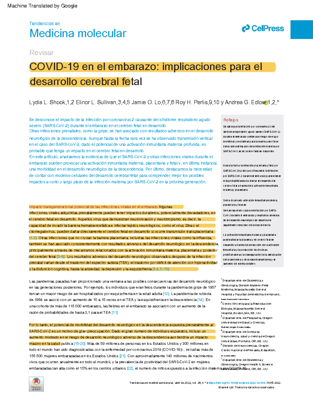 S10 Covid-19 in pregnancy-2 - Lydia L. Shook,1,2 Elinor L. Sullivan,3,4 ...