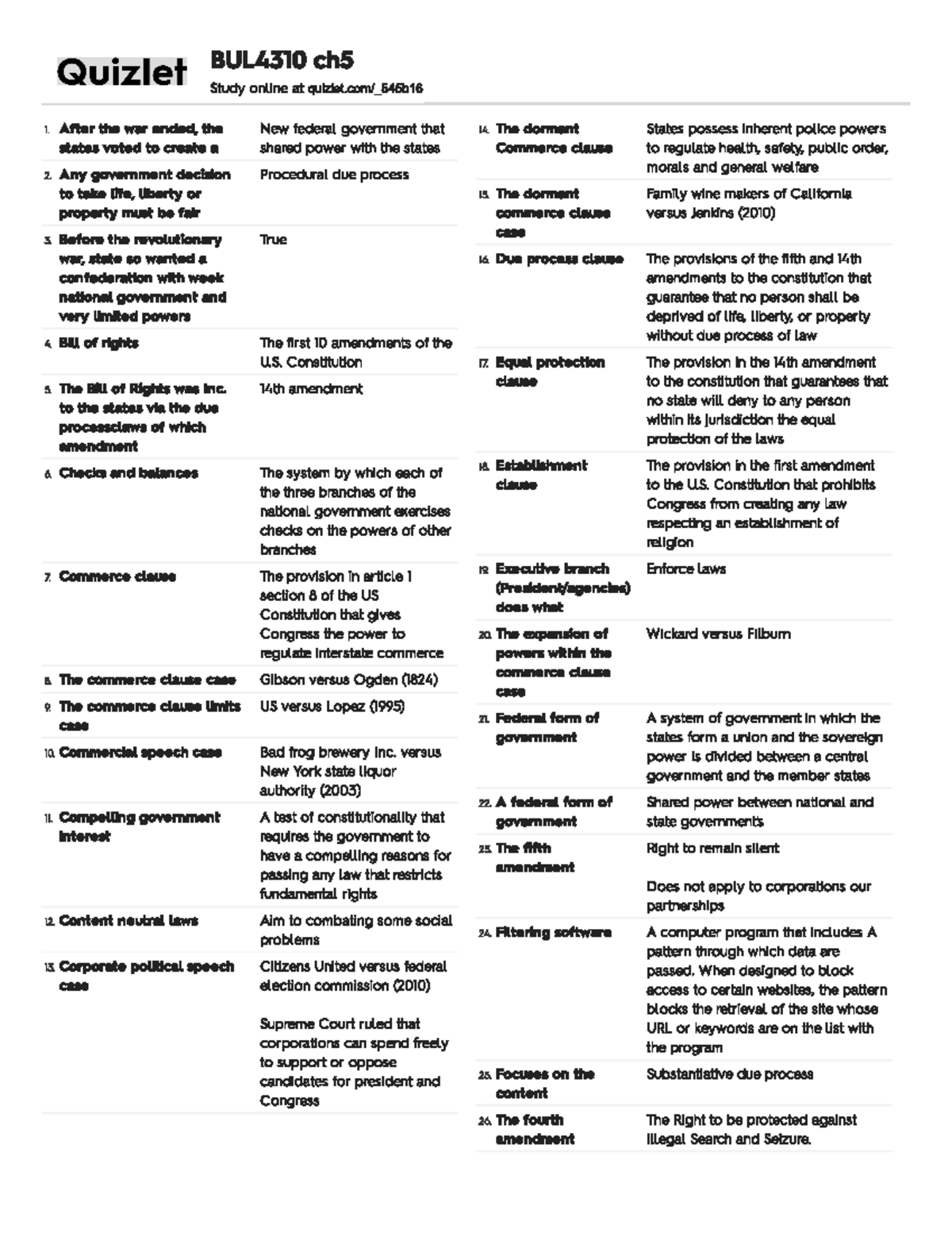Chapter 5 pt 2 - Quizle .I. BULA3'IO ch5 Study online at quizlet/_545b16 1. After the war ended ...