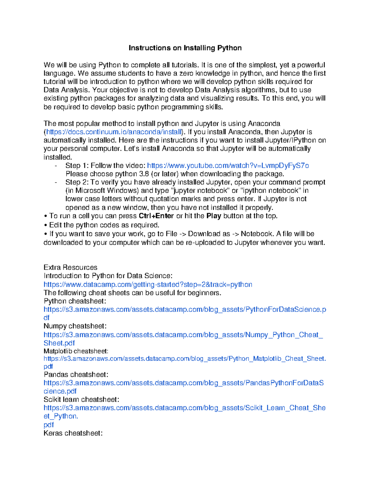 Tutorial Instructions on Installing Python - ECON3203 - UNSW Sydney ...