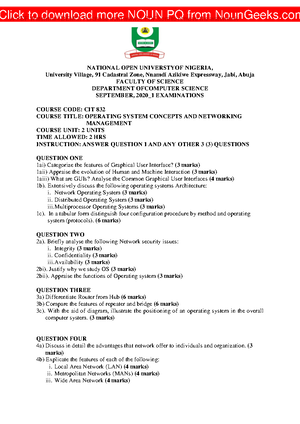 [Solved] What are the goals of an OS Question 8Answer a Providing an ...