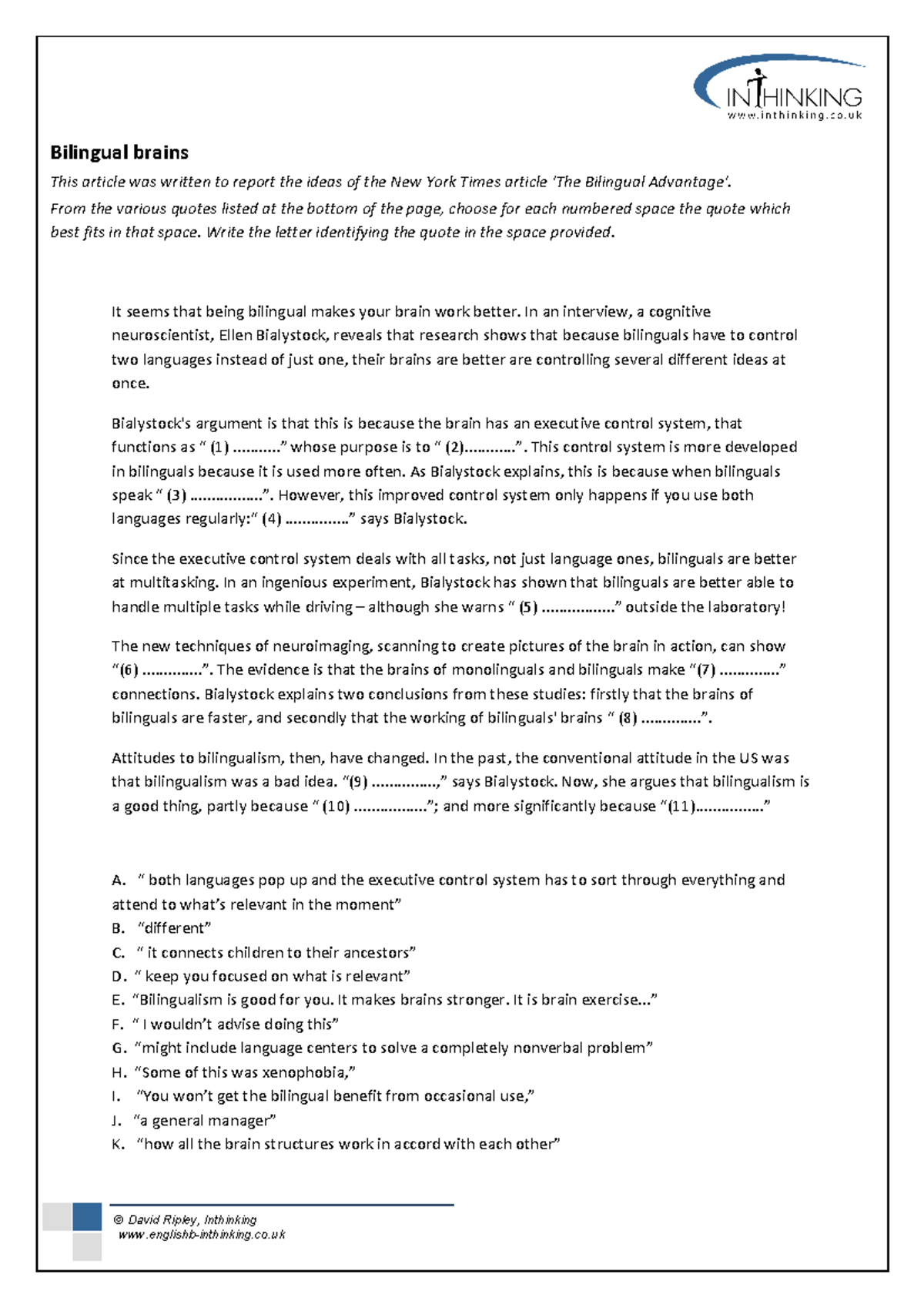 Embedded interview exercise wwdq dwasdw - © David Ripley, Inthinking ...