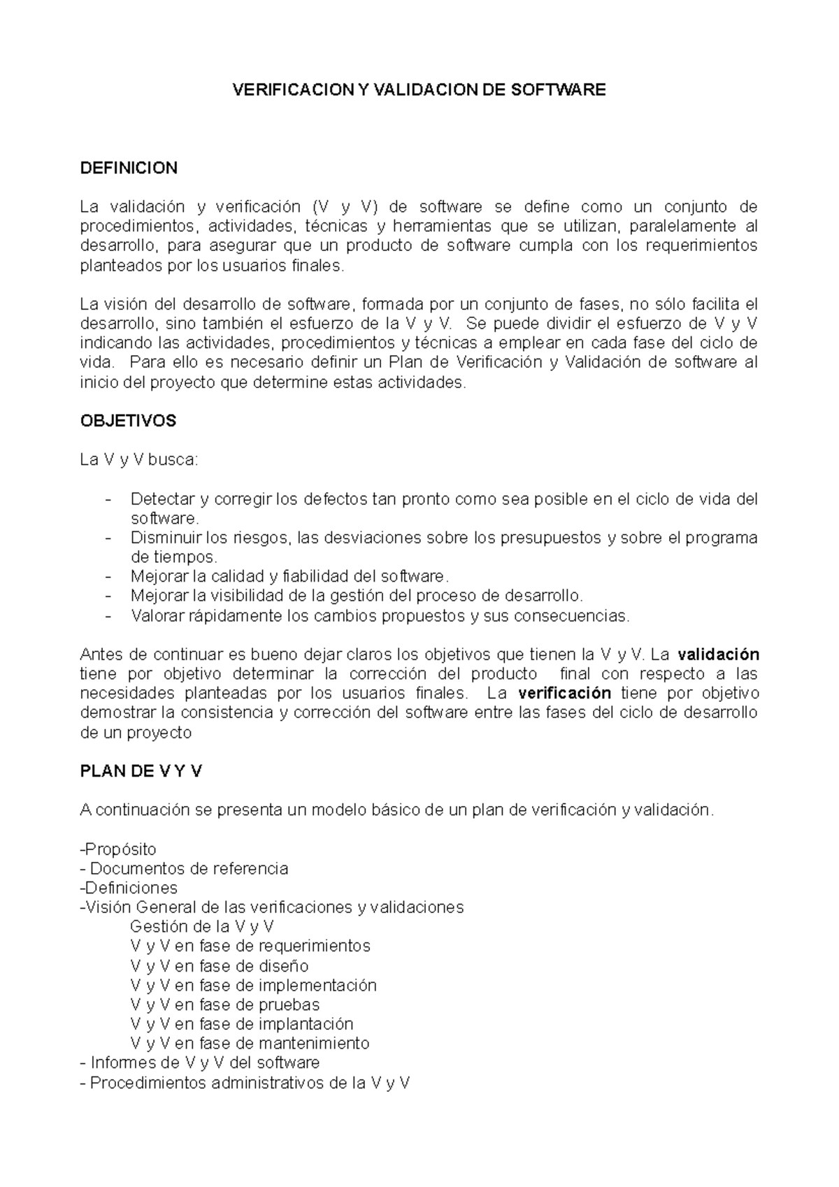 Verificacion-y-validacion-de-software - VERIFICACION Y VALIDACION DE ...