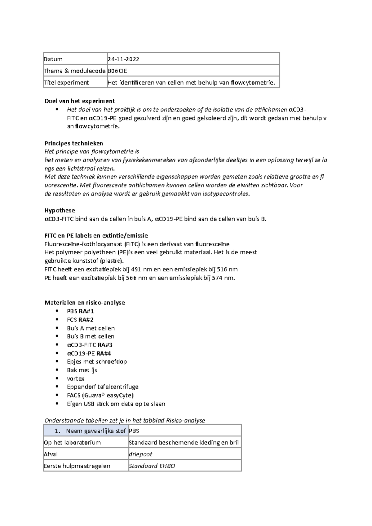 B06cie pt 1 - pt 1 - Datum 24-11- Thema & modulecode B06CIE Titel ...