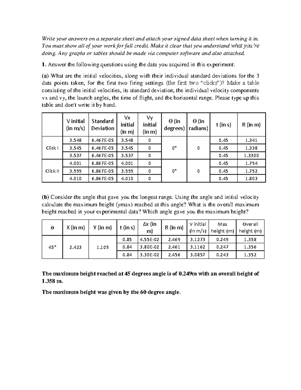 Lab02 - Lab Report - Write your answers on a separate sheet and attach ...