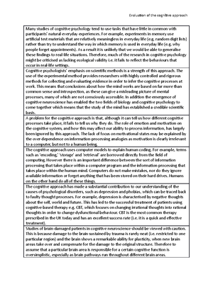 Memory 16 marker plans - Outline and evaluate research into coding ...