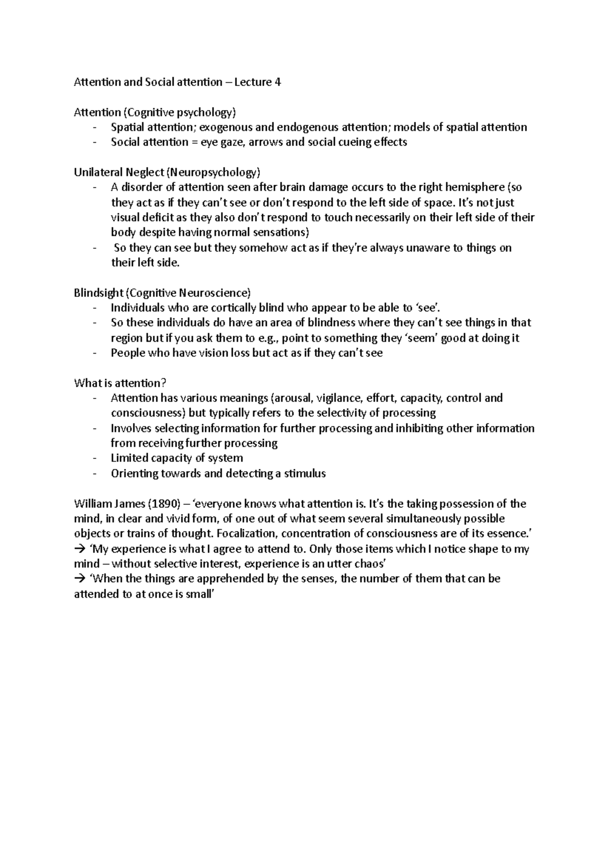 Attention and Social attention - It’s not just visual deficit as they ...