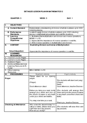 Detailed Lesson Plan in Arts 9 - Objectives A. Content Standard: Art ...