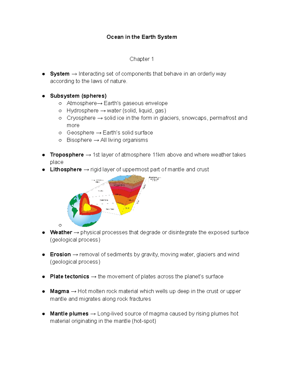 Ocean Studies Chapter 1 - 4 - Google Docs - Ocean in the Earth System ...