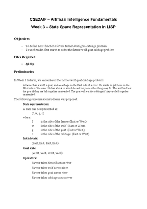 CSE2AIF 2021 Assignment 2 - CSE2AIF - Studocu