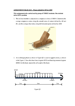 Skema TEST 02 - Mechanics of Materials and Structures - Studocu
