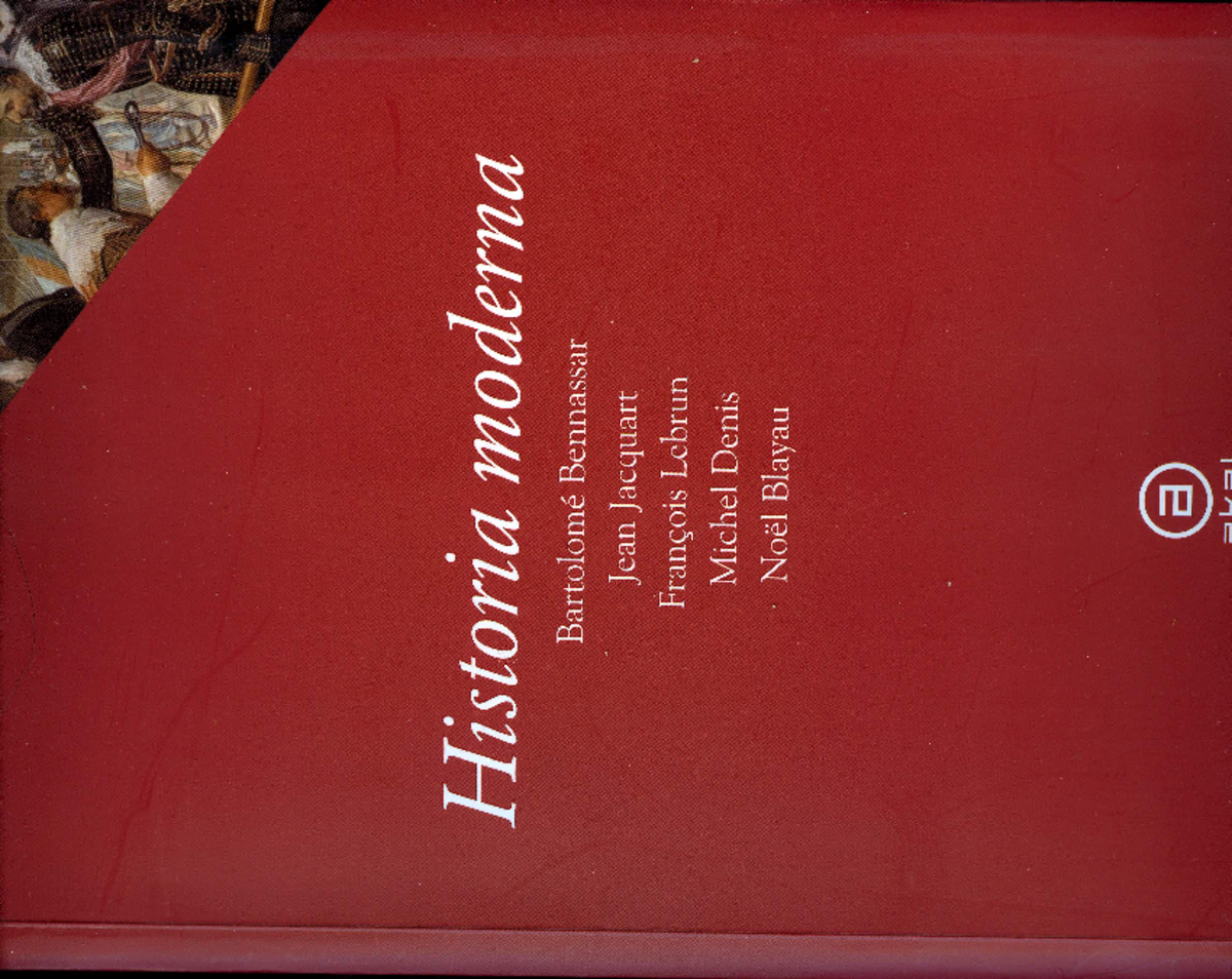 1 Bennassar, Los cambios económicos - Historia moderna Bartolomé ...