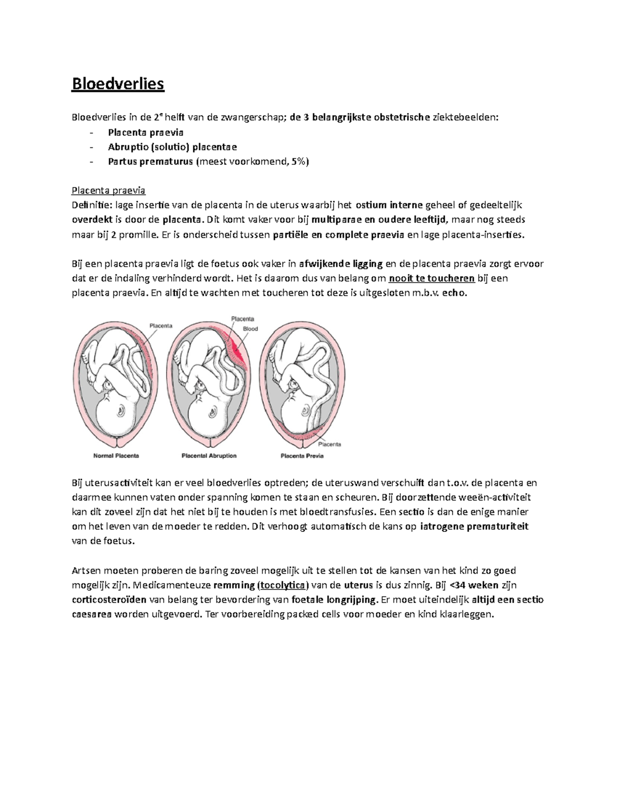 Bloedverlies - Bloedverlies Bloedverlies in de 2e helft van de ...