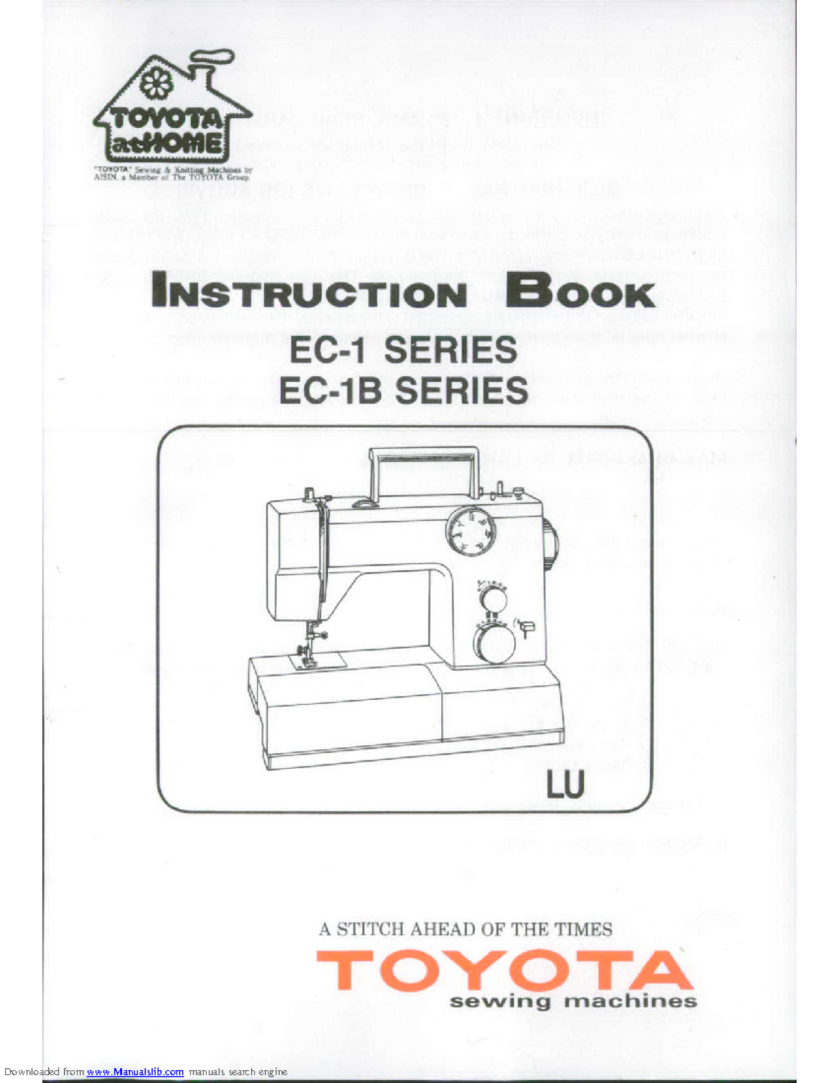 Ec1 Series Study And Information For Instructions Instruction Book