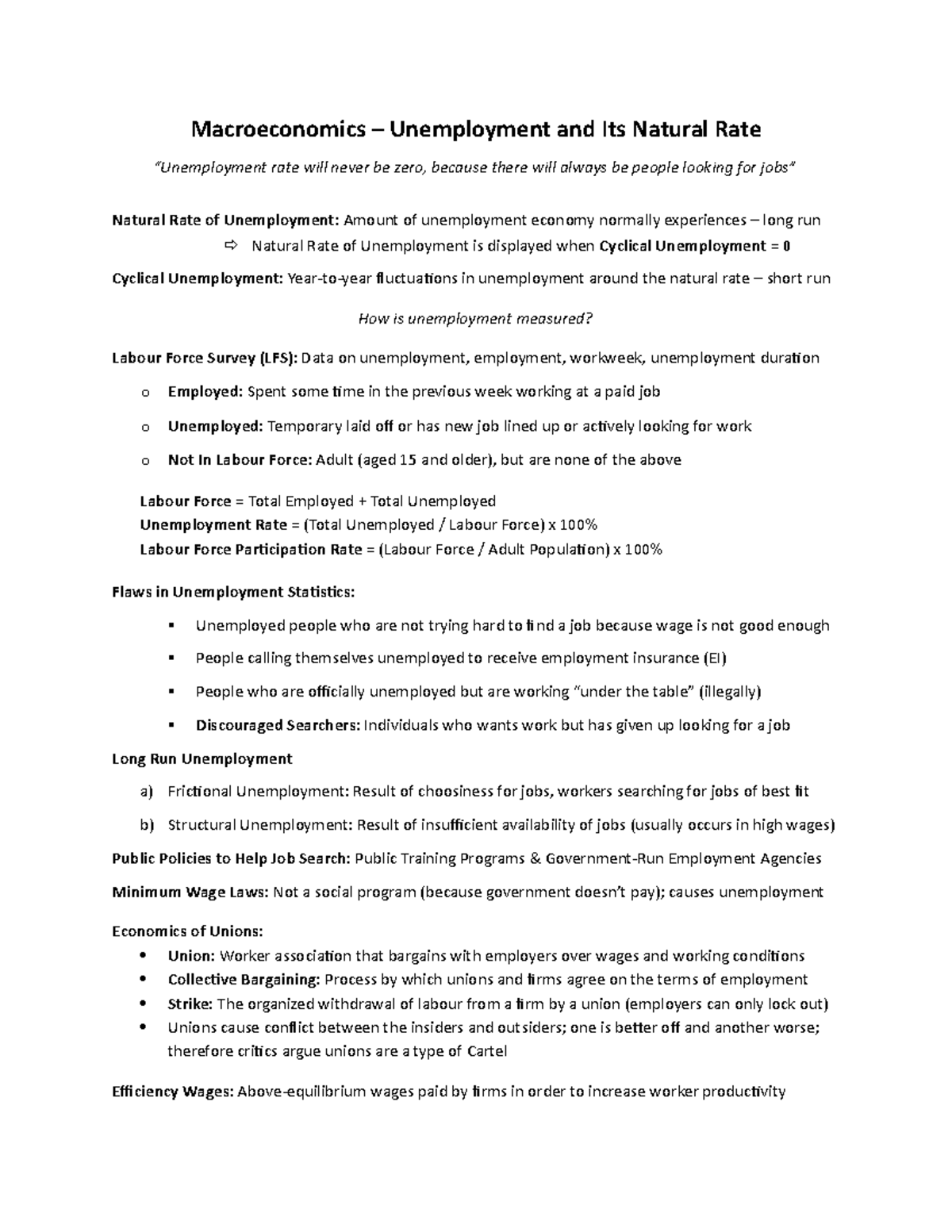 Part 5 - Summary Introduction to Macroeconomics - Macroeconomics ...